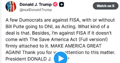 BREAKING: President Trump announces the SAVE AMERICA ACT MUST be ...